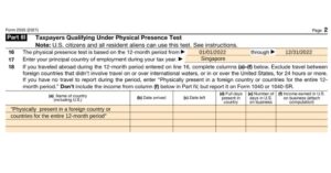 How to Complete Form 1040 With Foreign Earned Income